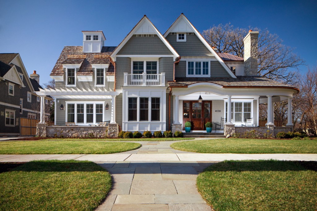 Chicago Illinois Exterior Architectural Photography luxury custom home ...